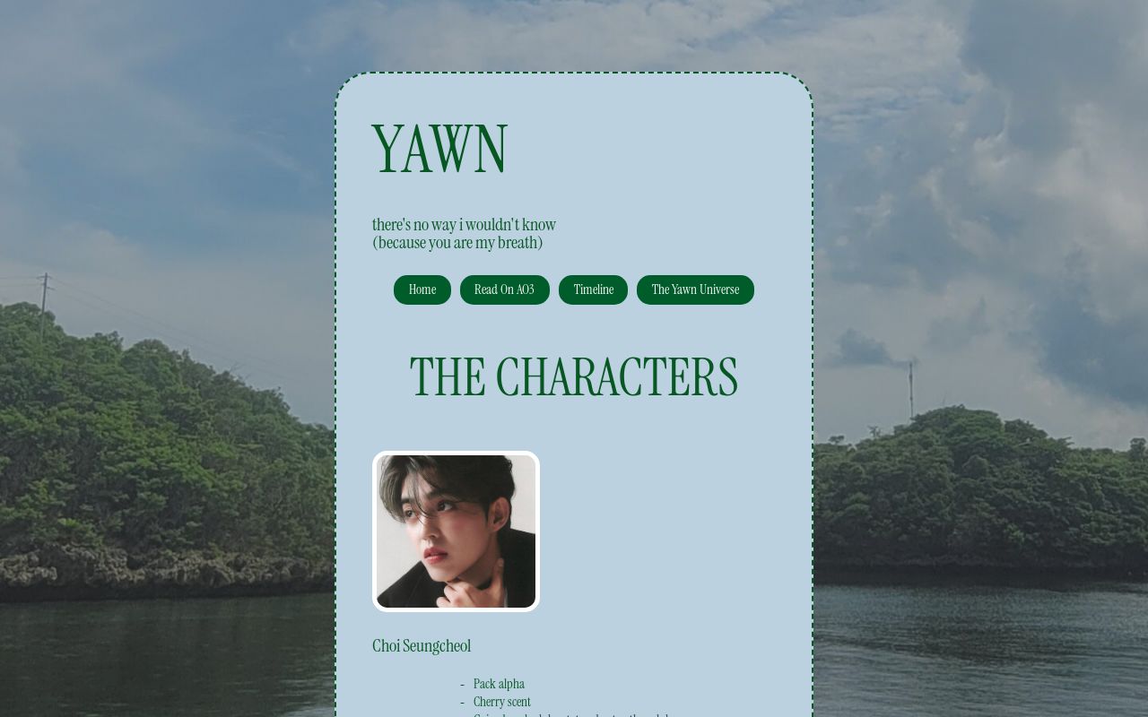 Yawn Characters